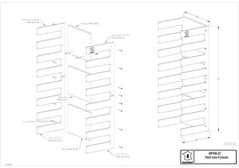 Dos De Rack En Bois Bas