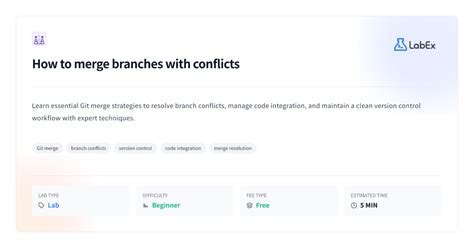 How To Merge Branches With Conflicts Labex