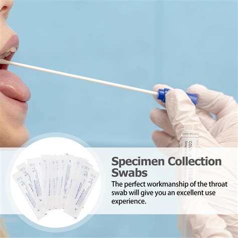50100200pcs Disposable Specimen Collection Swabs Sampling Testing