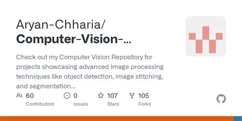 Github Aryan Chhariacomputer Vision Projects Check Out My Computer Vision Repository For
