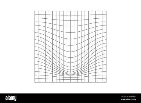Distorted Square Grid Geometric Deformation Effect Mesh Warp Texture Distorted Square Grid Geometric Deformation Effect Mesh Warp Texture