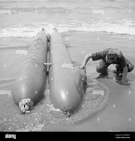 Fifth Armv Anzio Bridgehead First Use Of German Man Propelled Torpedos Original Wartime