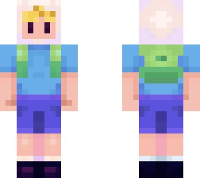Finn The Human Edit Minecraft Skin Finn The Human Edit Minecraft Skin