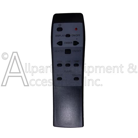 H9119 Remote Control Fit Ihp Electric 27 Fireplaces Rce27