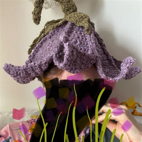 Fairy Flower Hat Crochet Pattern Pdf Etsy