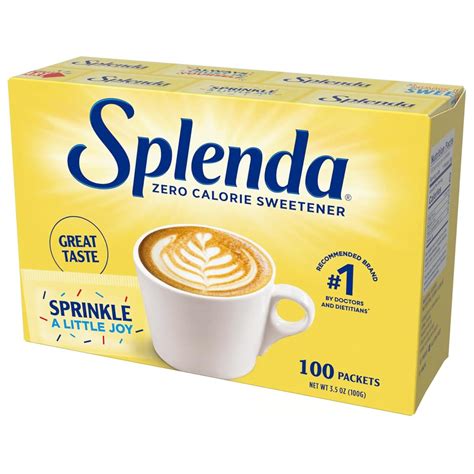 Zero Calorie Sweetener And Sugar Substitute Splenda