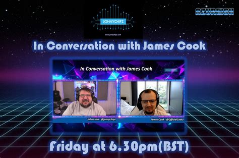 Jonnychipz In Conversation With James Cook Cloud Computing With A Side Of Chipz