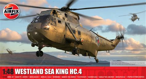 Airfix 1 48 Scale Westland Sea King Hc 4 Helicopter Model Kit Fields