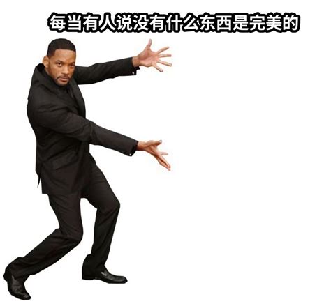 每当有人说没有什么东西是完美的 网友制作的meme梗图
