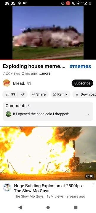 House Explosion Funny Youtube