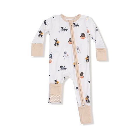 2 Way Zipper Romper Sporty Puppies Bumps N Bundles