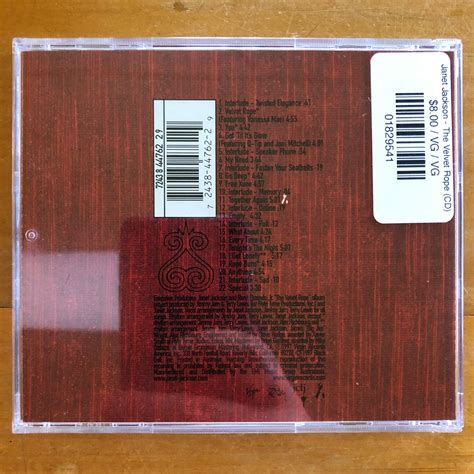 Janet Jackson The Velvet Rope Cd Suffragette Records