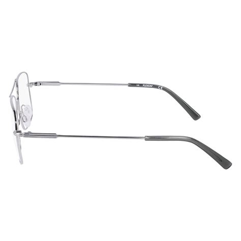 Flexon Flexon H6060 040 Shiny Silver Eyeglasses Man