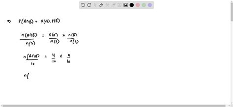 solved an experiment has 10 equally likely outcomes let a and b be