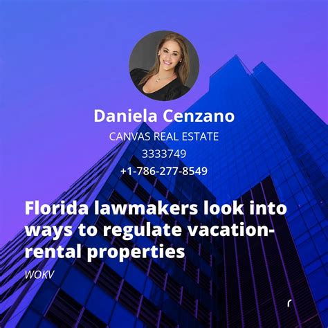 Daniela Cenzano On Linkedin Florida Lawmakers Look Into Ways To