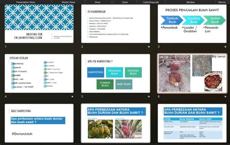 Plantation Sarawak Training Onthejobtraining Foong Foong Ling