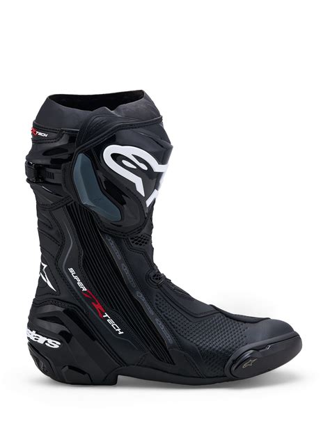 Supertech R Black Motorcycle Boots Alpinestars®