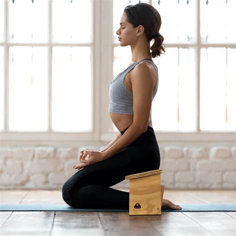 Banquito Banco Silla Meditacion Yoga Mindfulness Madera Regalo