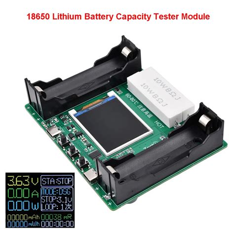 Buy CH Channel Battery Capacity Tester For Lithium Battery Voltage Current Indicator