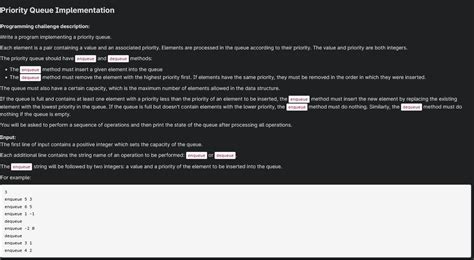 Solved Jutput Print The Value And Priority Of Each Element