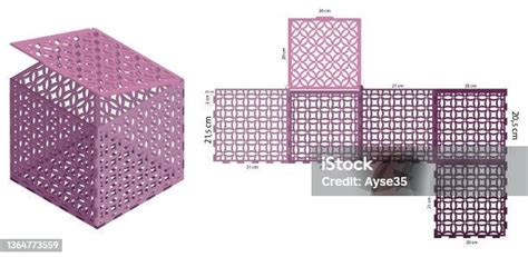 패턴 상세 상자 민족 장식 요소 레이저 절단 디자인 레이저 컷 벡터 템플릿 Diy 공예 Mdf 아크릴 합판 5mm 선물 상자