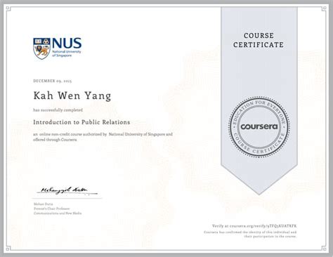 Certificate Nus Introduction To Pr Pdf