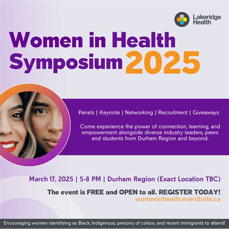 Community Event Lakeridge Healths Women In Health Symposium 2025