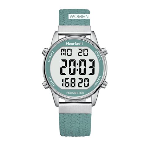 Women Pedometer Watch Step Tracker Watch With Calories Counter Non