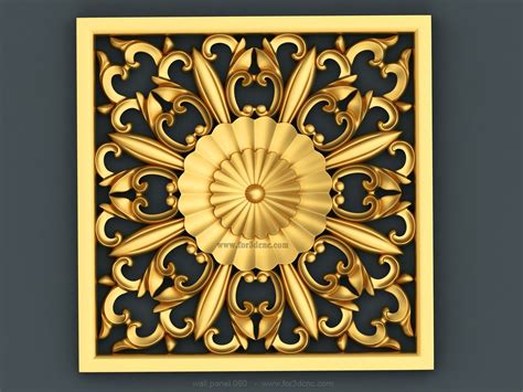 3d Panel 080 Stl 3d Model For Cnc 3d Stl Model For Cnc Stl