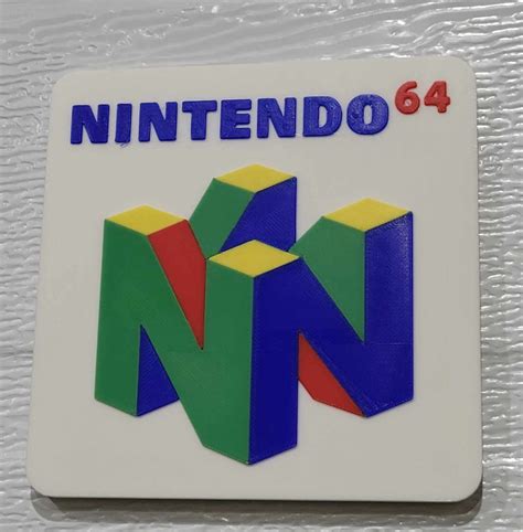 N64 Nintendo Logo Decalmagnet And Keychain By Phillipjfry Makerworld