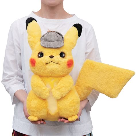 Megahouse Life Size Detective Pikachu Doll Nintendosoup