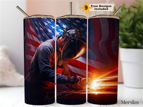 Welder Tumbler Wrap Welder Tumbler 20oz Skinny Tumbler Design Welder Tumbler Welder Wrap