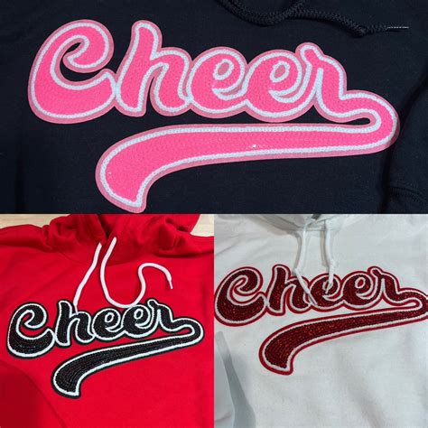 Cheer Sequin Patch Basic Becky Tees And More