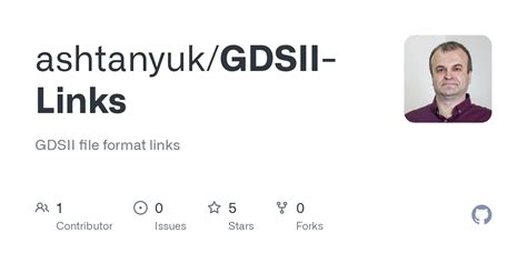 Github Ashtanyukgdsii Links Gdsii File Format Links
