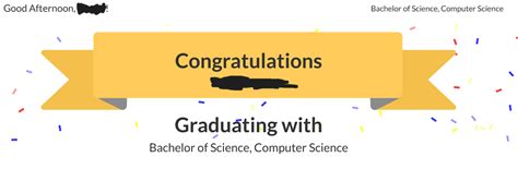 graduated with my computer science degree in one term as a career