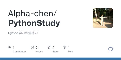 Github Alpha Chen Pythonstudy Python