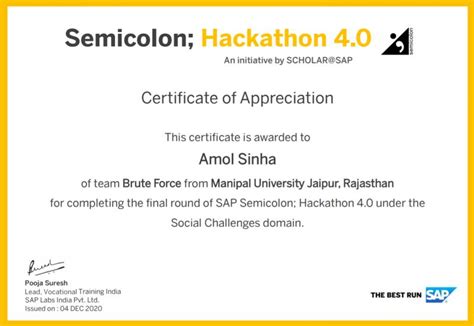 Sap Teamwork Hackathon Savetrees Amol Sinha 13 Comments