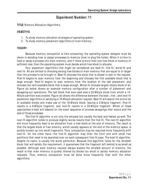 Experiment No 11 Download Free Pdf Algorithms Computer Science