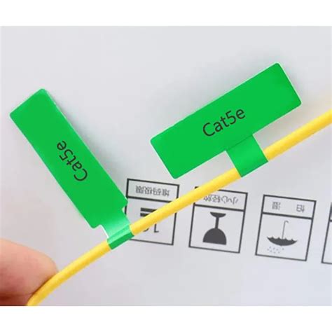 Network Fiber Cable Identification Tag For Wire Labeling Buy Optic