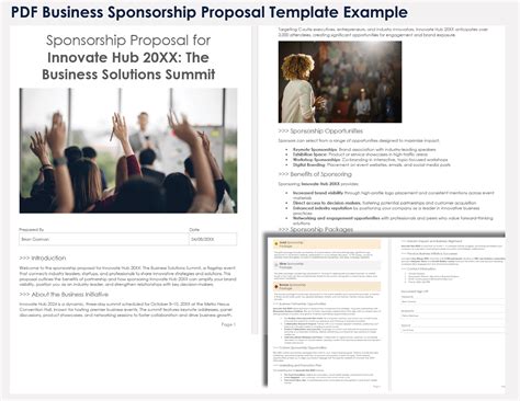 Example Of A Sponsorship Proposal Minimal Event Sponsorship Proposal
