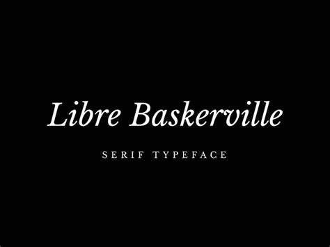 Baskerville Font