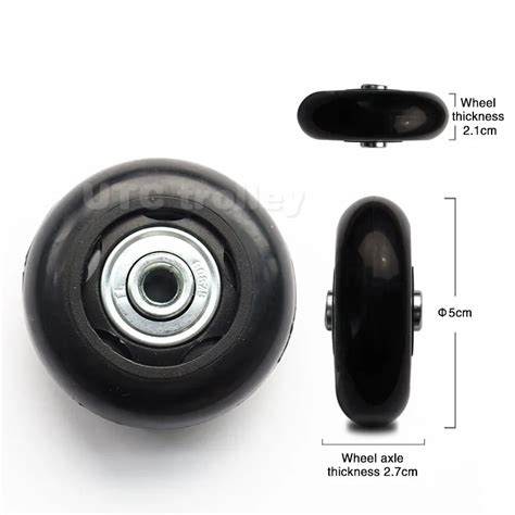 Roue De Bagage 50mmluggage Wheels Replacement Trolley Case Pulley Wheel