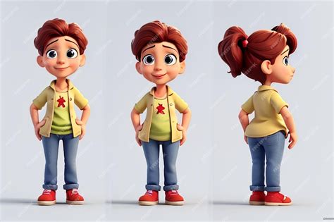 Premium Photo 3d Animated Character
