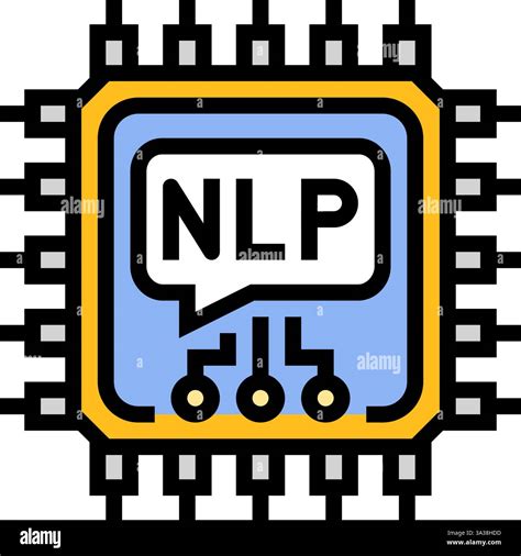 Language Processor Chip Nlp Color Icon Vector Illustration Stock Vector Image And Art Alamy