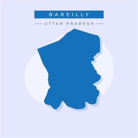 Premium Vector Vector Illustration Vector Of Bareilly City Map
