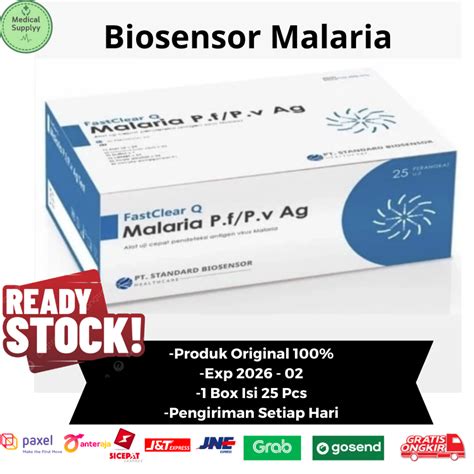 Jual Test Malaria Sd Biosensor Malaria Pf Pan Antigen Isi 25 Shopee Indonesia