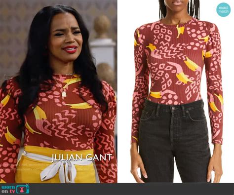 Wornontv Randis Toucan Print Top On Call Me Kat Kyla Pratt