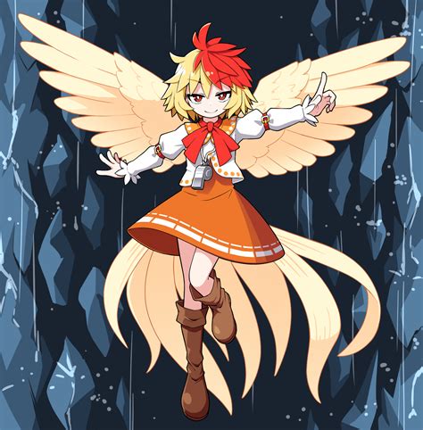 Solidus Sword Cube Niwatari Kutaka Touhou Commentary Request Highres 1girl Arm Belt