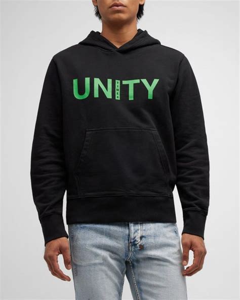 Ksubi Unity Kash Loopback Fleece Hoodie In Black For Men Lyst