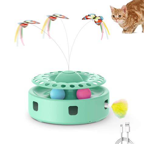 3 в 1, автоматическая интерактивная игрушка для котят | AliExpress